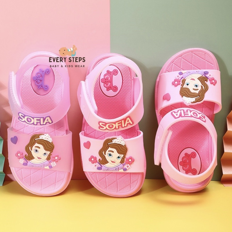 Jual SEPATU SENDAL SANDAL ANAK PRINCESS SOFIA DISNEY PINK -SOPHIA | Shopee Indonesia
