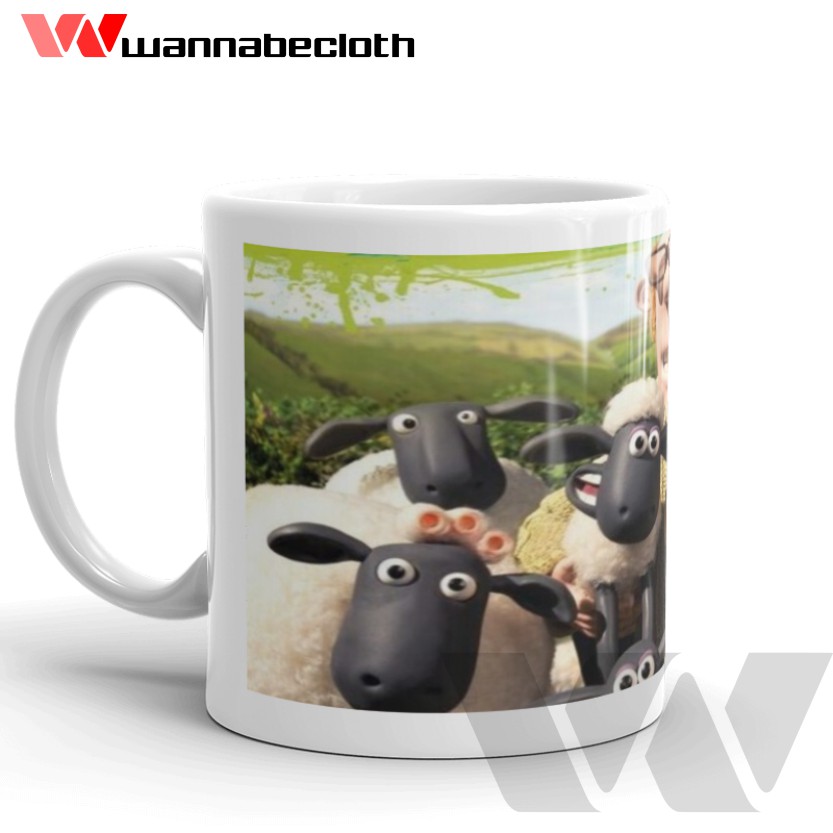 Jual Mug Shaun The Sheep Gelas Kado Hadiah Souvenir Shaun The Sheep Mug ...