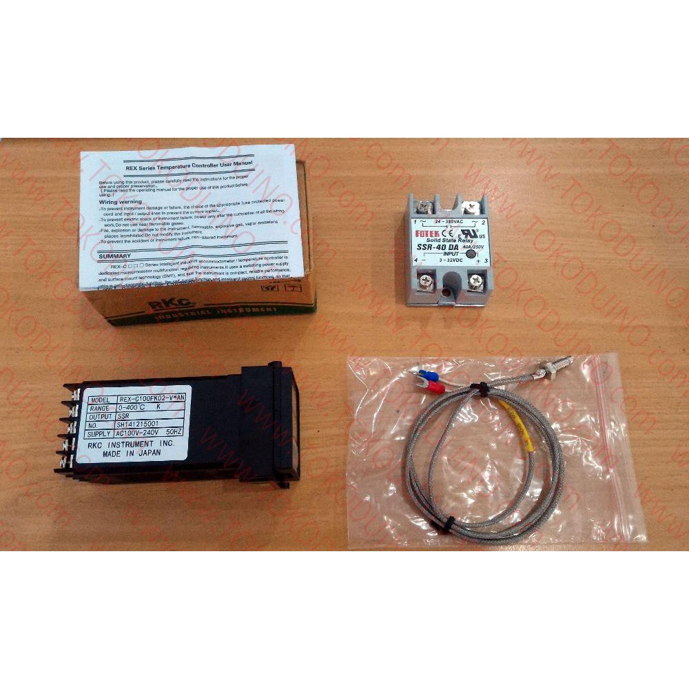 Jual REX C100 TEMPERATURE CONTROLLER THERMOSTAT THERMOCOUPLE CONTROLLER ...