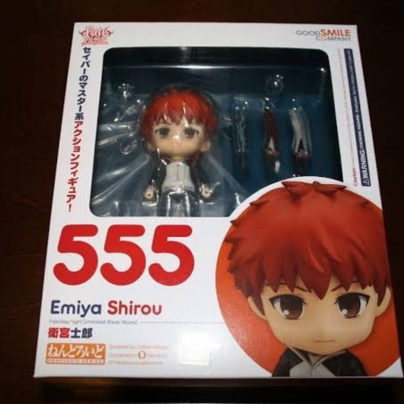 Jual Nendoroid 555 - Emiya Shirou ORIGINAL | Shopee Indonesia