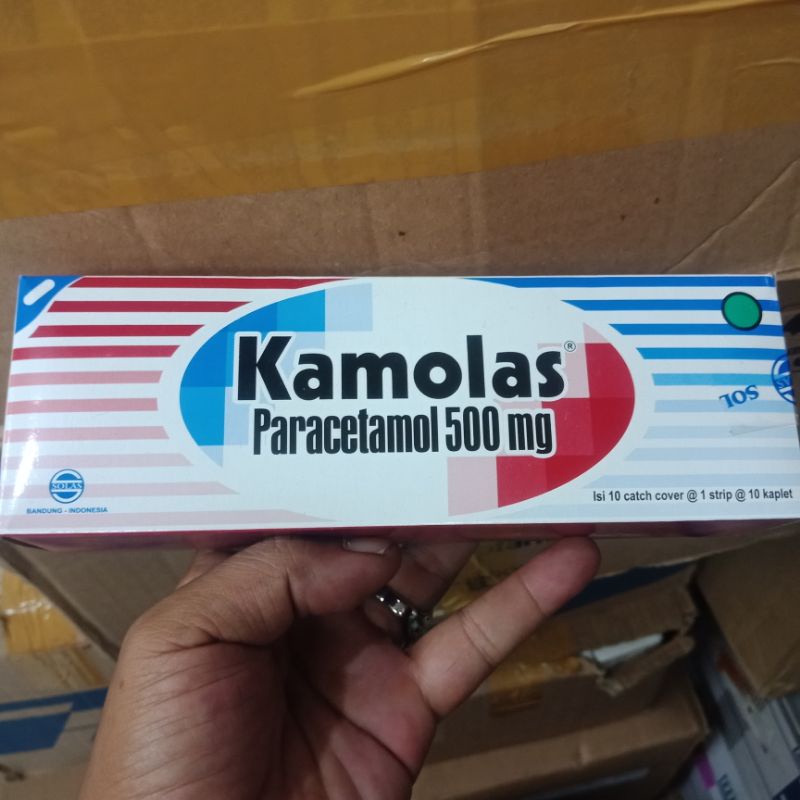 Jual KAMOLAS Paracetamol 500mg 100tablet | Shopee Indonesia