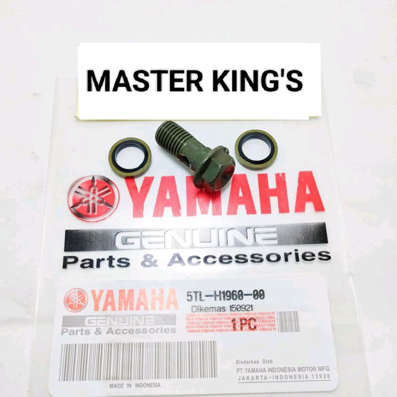 Jual baut selang rem motor + ring lapisan karet PNP ke semua motor baut ...