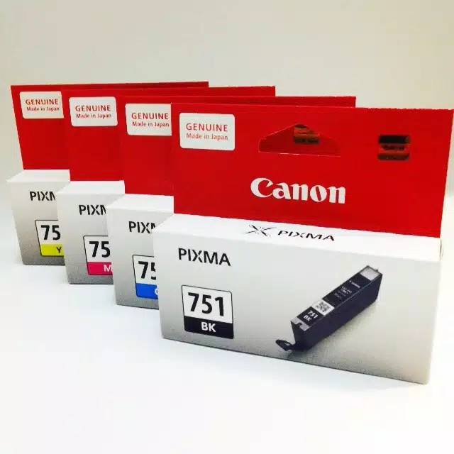 Jual Tinta canon 751 color otiginal | Shopee Indonesia
