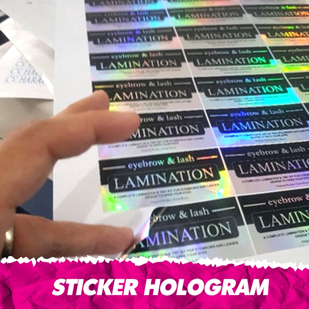 Jual Cetak Sticker Vinyl HOLOGRAM | Shopee Indonesia