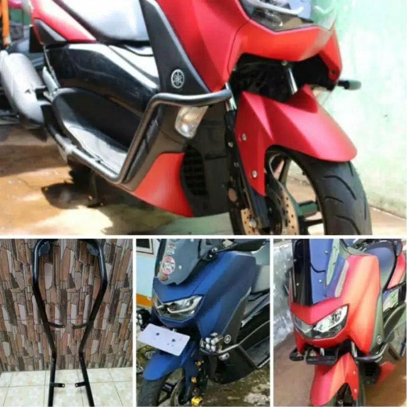 Jual Crashbar Nmax Old dan NMAX NEW 2020 - 2023 plus ada dudukan lampu ...