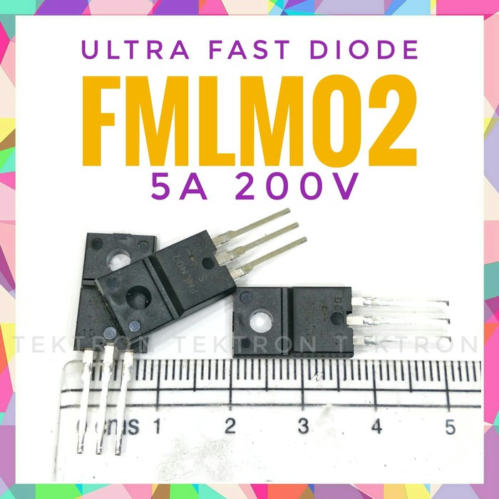 Jual FMLM02 ultra fast rectifier diode 5A 200V | Shopee Indonesia