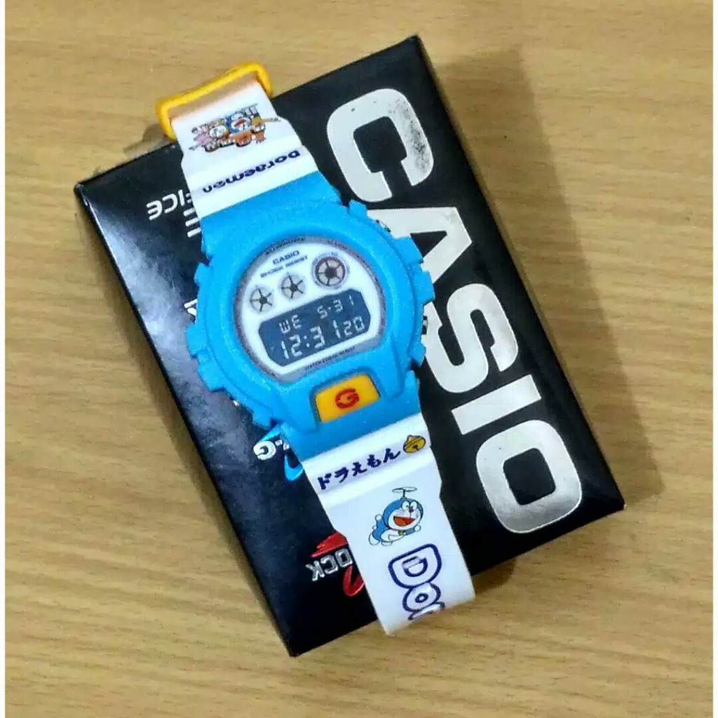 Jual JAM TANGAN PRIA / WANITA G-SHOCK CASIO DW6900 KARAKTER (DORAEMON ...