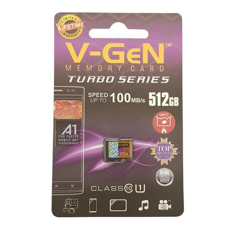 Jual ORIGINAL!! V-Gen Micro SD Vgen 512gb Class 10 Turbo Series Memory ...