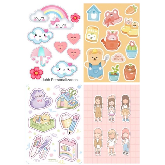 Jual Sticker cute un cutting (BELUM DI POTONG) | Shopee Indonesia