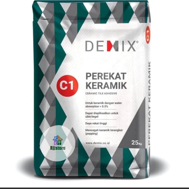 Jual SEMEN PEREKAT KERAMIK DEMIX C 1 / C 1 25 KG / 25KG | Shopee Indonesia