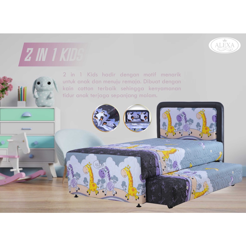 Jual ALEXA Bed Sorong 2 in 1 GIRAFFE MOTIF | Shopee Indonesia