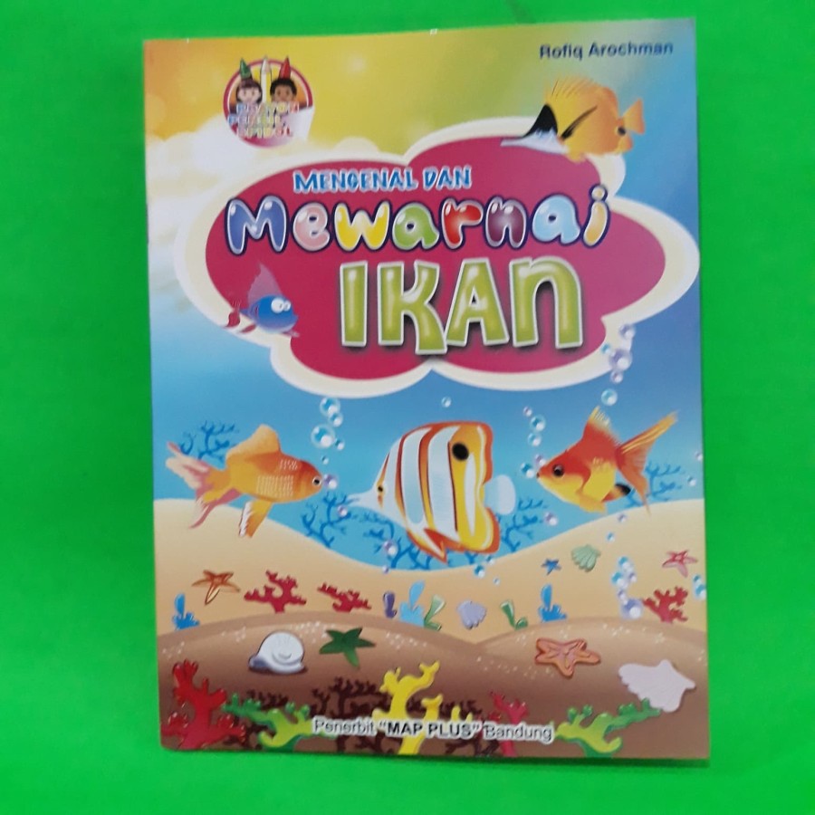 Jual Buku Anak Mengenal & Mewarnai Ikan Map Plus | Shopee Indonesia