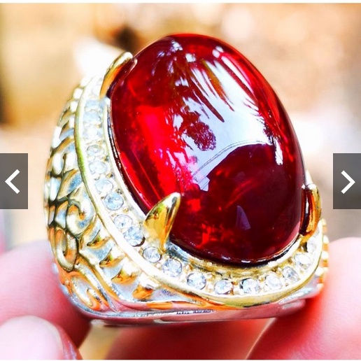 Jual Batu akik Merah siam jumbo cristal | Shopee Indonesia