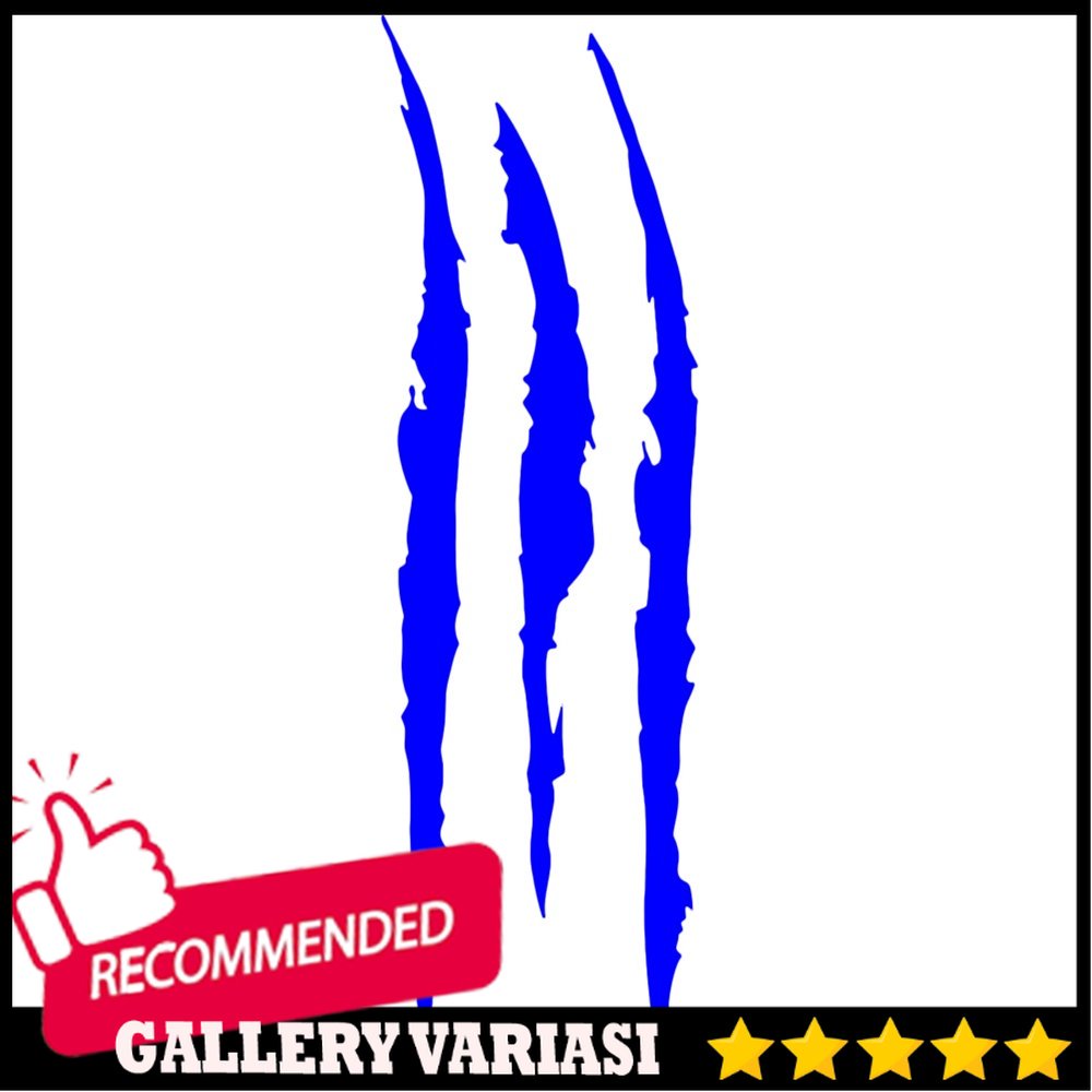 Jual Stiker Reflektif Motif Cakar Monster Untuk Lampu Depan Mobil ...
