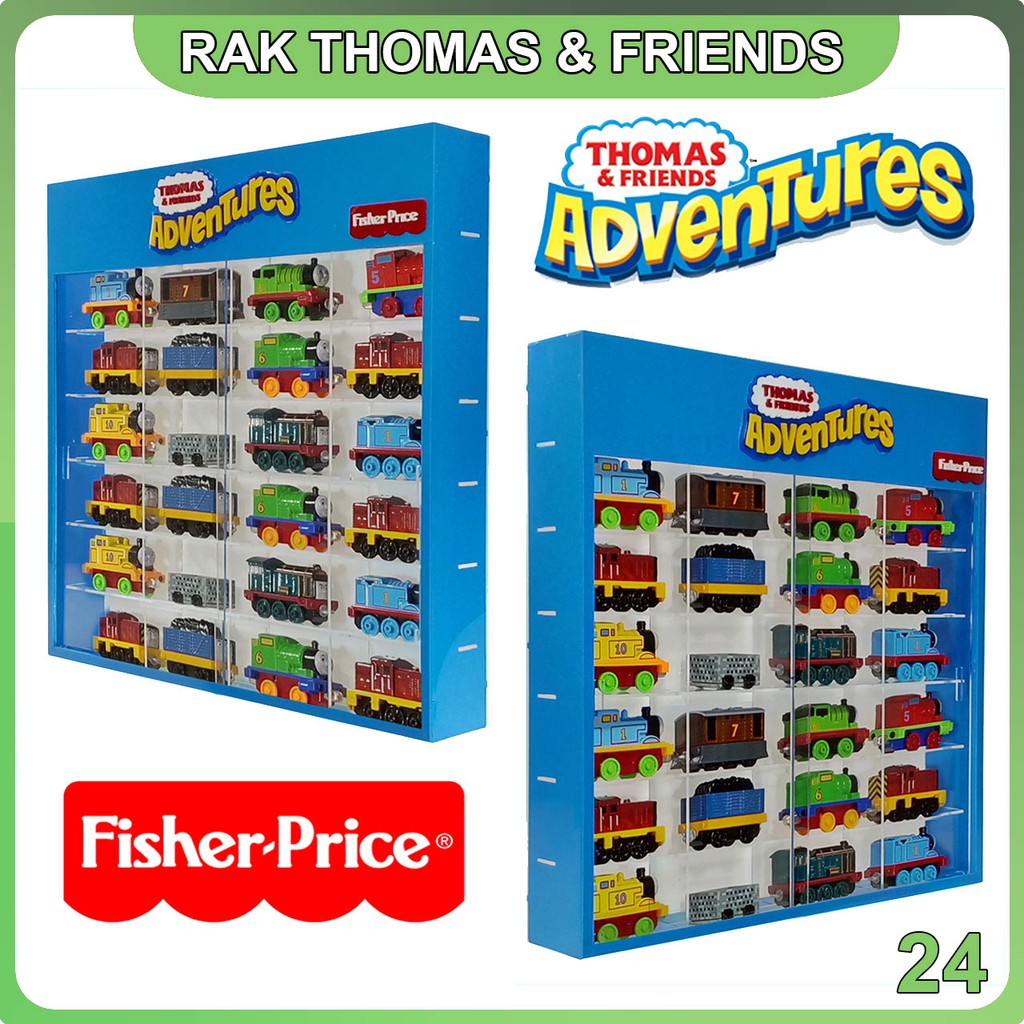Jual Rak Thomas and Friends Adventures isi 24 Bahan Acrylic/Akrilik ...