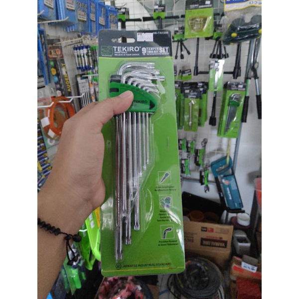 Jual Kunci L Tekiro Bintang Lobang Set 9pcs | Shopee Indonesia