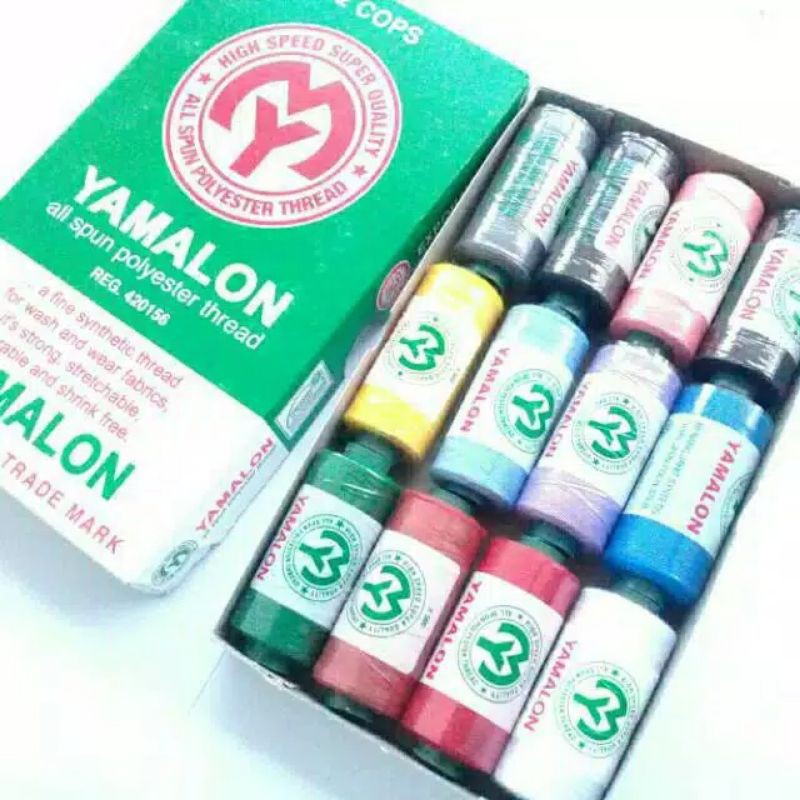 Jual Benang jahit Yamalon 6 pcs - Benang Jahit Yamalon 40/2 500 yard ...