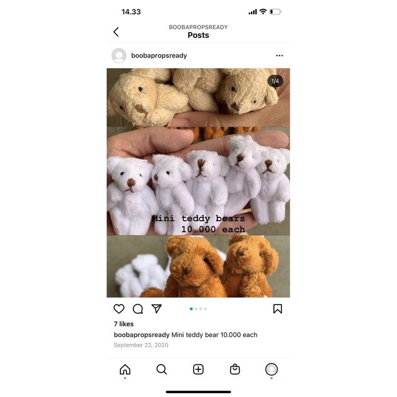 Jual mini teddy bear | Shopee Indonesia