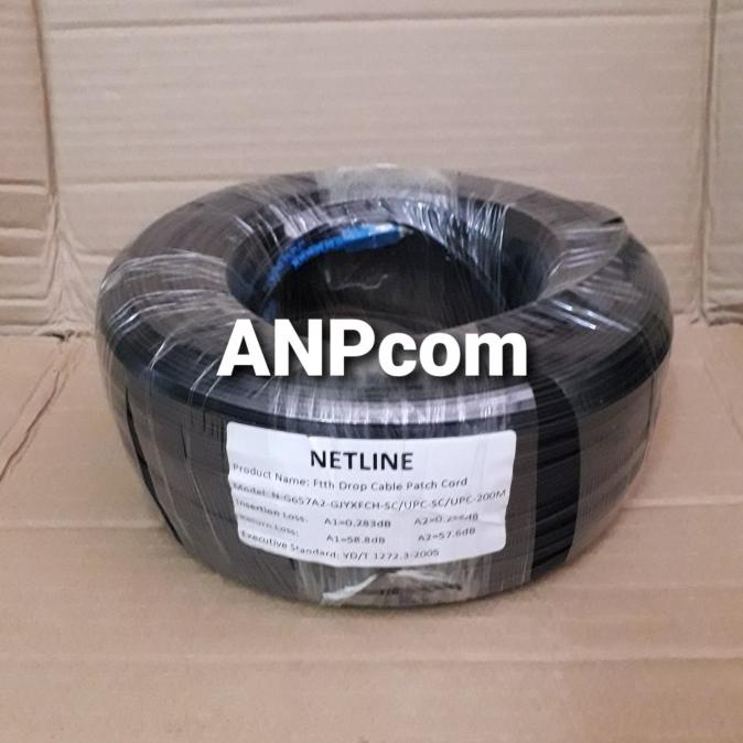 Jual Kabel Fiber Optik SC-SC UPC 200 Meter Singel Mode Simplex Netline ...