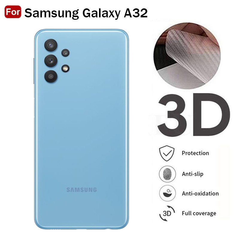 Jual SAMSUNG A12 A22 A32 A52 A52S A72 4G 5G Back Skin Carbon Garskin ...