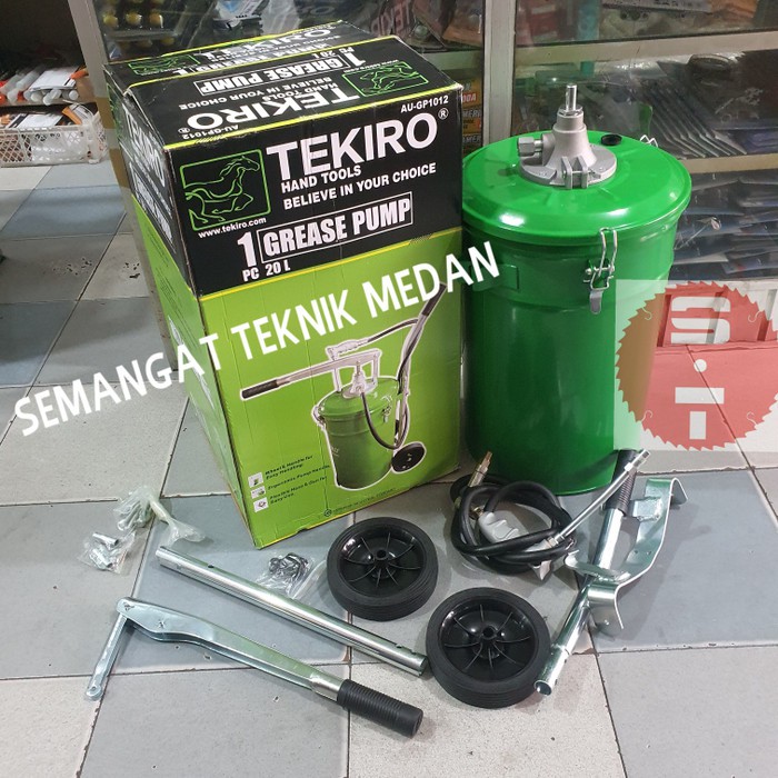 Jual POMPA GEMUK DRUM MANUAL HAND GREASE PUMP 20L 20 L LITER TEKIRO | Shopee Indonesia