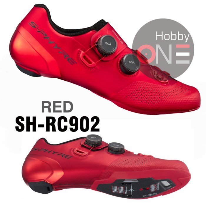 Jual SHIMANO RC9 SH-RC902 RED - Sepatu Cleat Road Bike | Shopee Indonesia