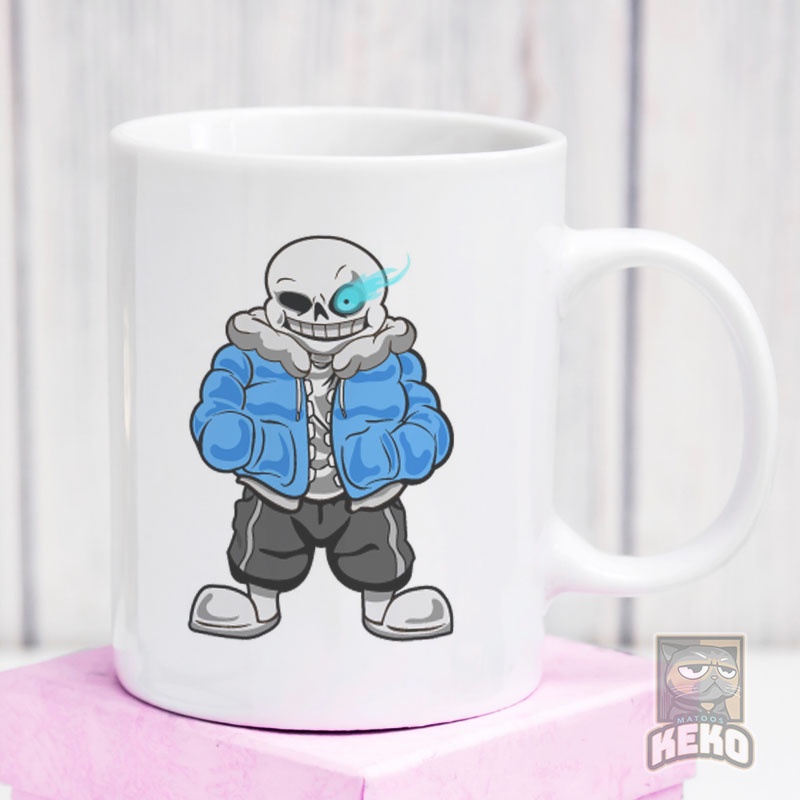 Jual 2063 Undertale Sans with Flaming Eye Mug Gelas Keramik Unik ...