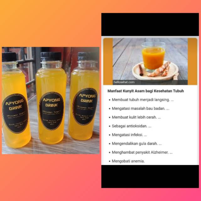 Jual Sinom Minuman Sari Kunyit Asem | Shopee Indonesia