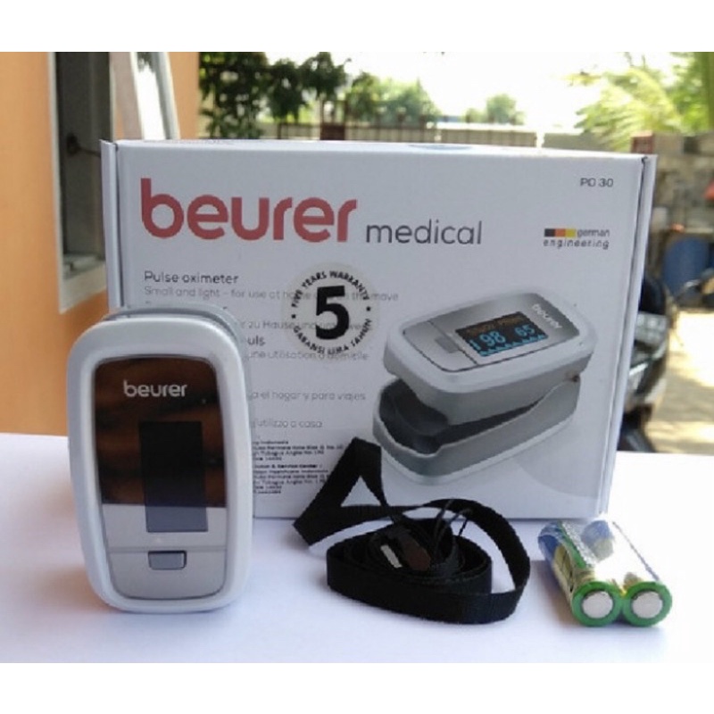 Jual FINGER PULSE OXIMETER BEURER PO 30 PO30 / OXYMETER BEURER / ALAT ...
