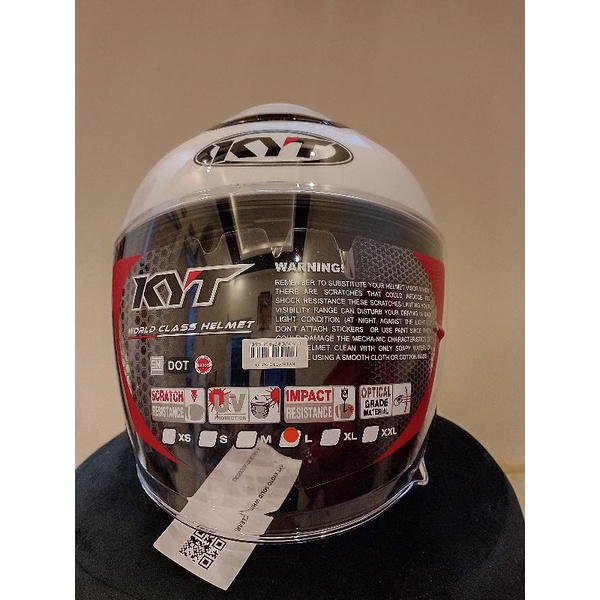 Jual Kyt Kyoto R Putih solid White, Hitam gloss, Hitam Black doff, Gun ...