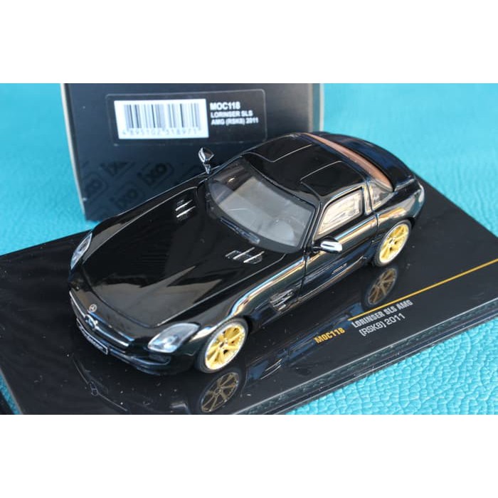 Jual IXO 1:43 Mercedes SLS Lorinser AMG RSK8 2011 Black | Shopee Indonesia