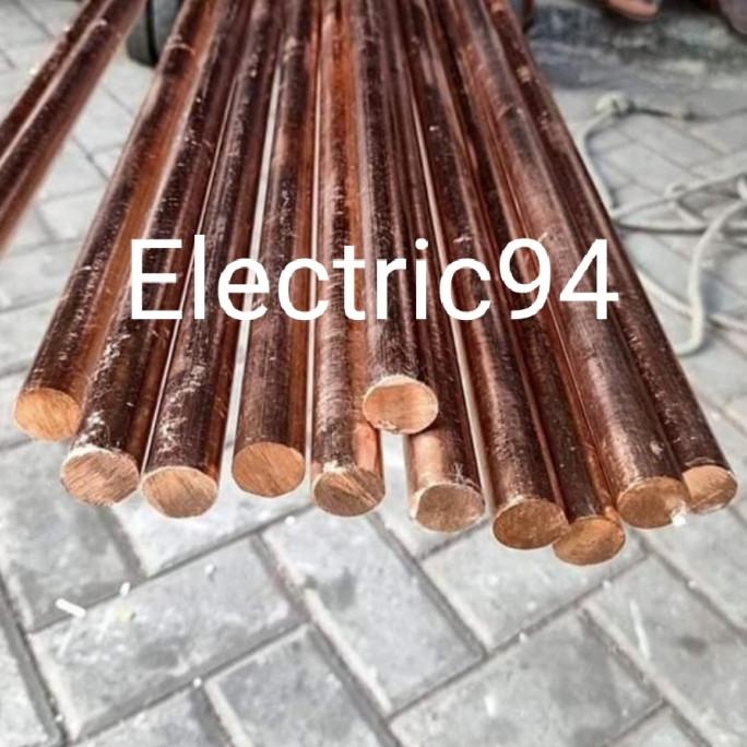 Jual Stik rod grounding 5/8 tembaga asli 1 meter | Shopee Indonesia