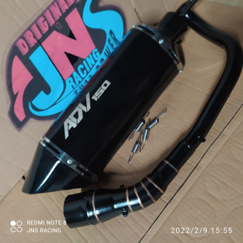 Jual KNALPOT RACING ADV BLACK HONDA ADV150 SUARA BAS PADAT | Shopee ...