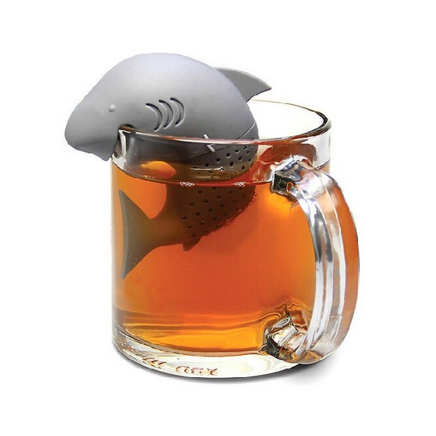 Jual Tea Infuser Saringan Penyaring Penyeduh Tempat Teh Ikan Hiu Shark ...