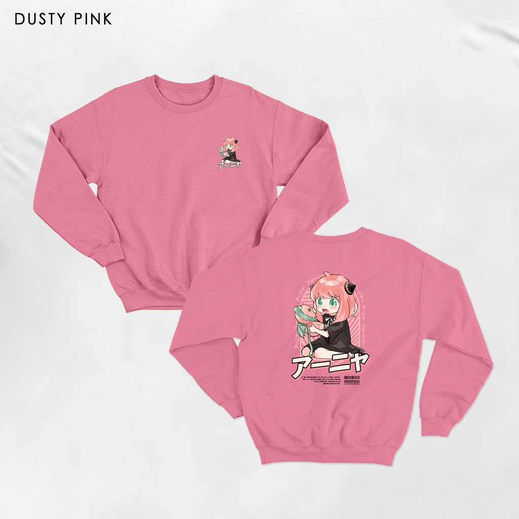 Jual SARANGWIBU - Anya Basic Sweater Sablon Unisex Pria - Wanita Size M ...