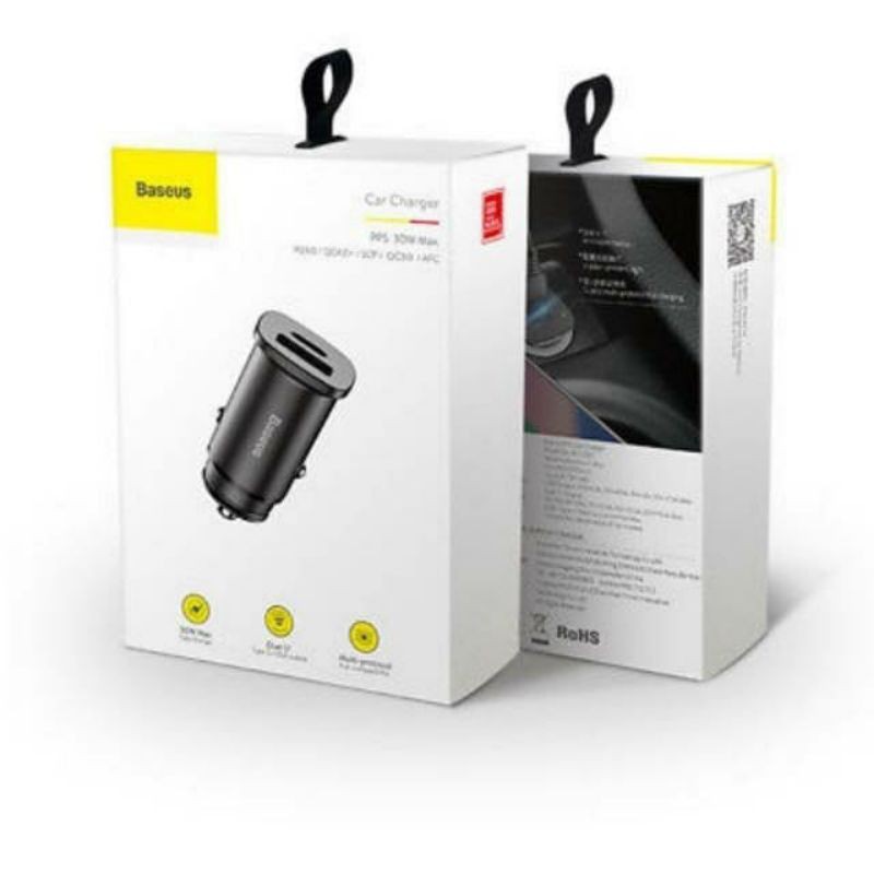 Jual BASEUS Original Car Charget 3.0 30W Quick Charging Cas Mobil ...