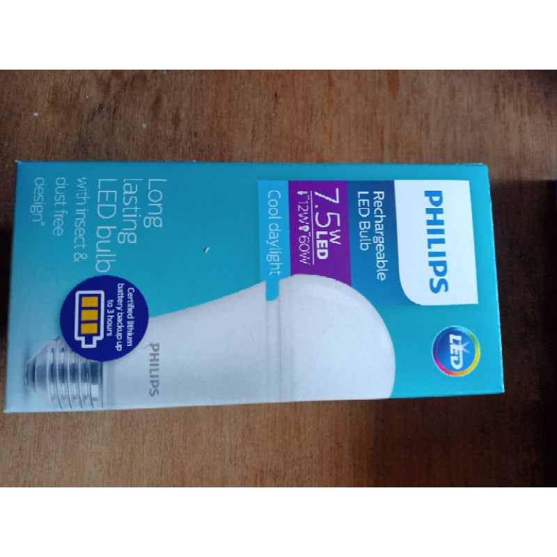Jual Lampu Philips LED Bulb BB - Emergency 7,5 Watt Putih (6500k ...