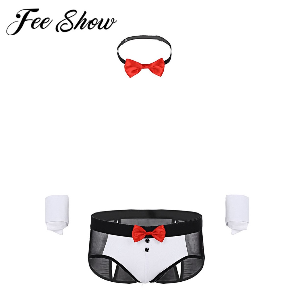Jual Preorder Mens Exotic Lingerie Sex Tuxedo Set Candyman Costumes