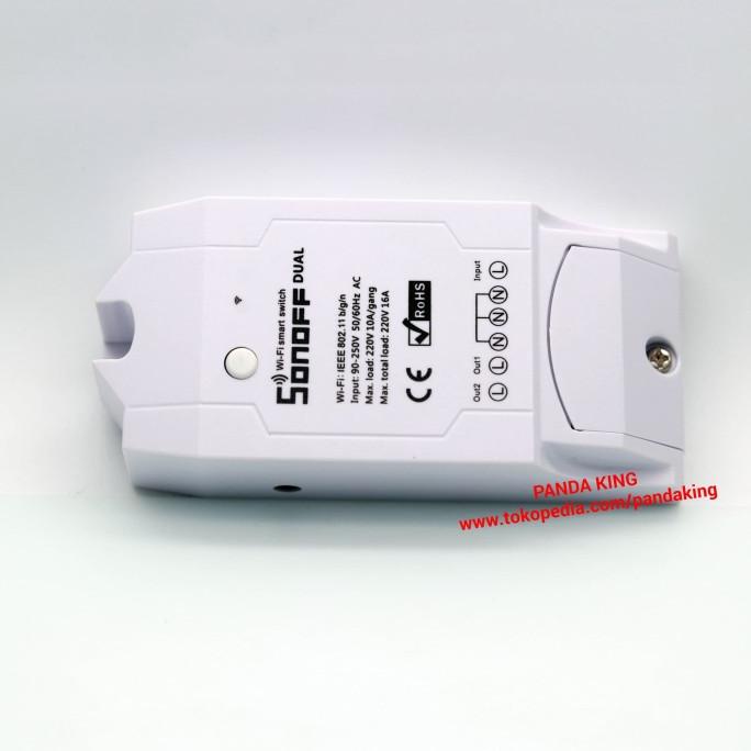 Jual Sonoff Dual - 2 Channel Wireless Wifi Iot Switch Smart Home ... Jual Sonoff Dual - 2 Channel Wireless Wifi Iot Switch Smart Home ...