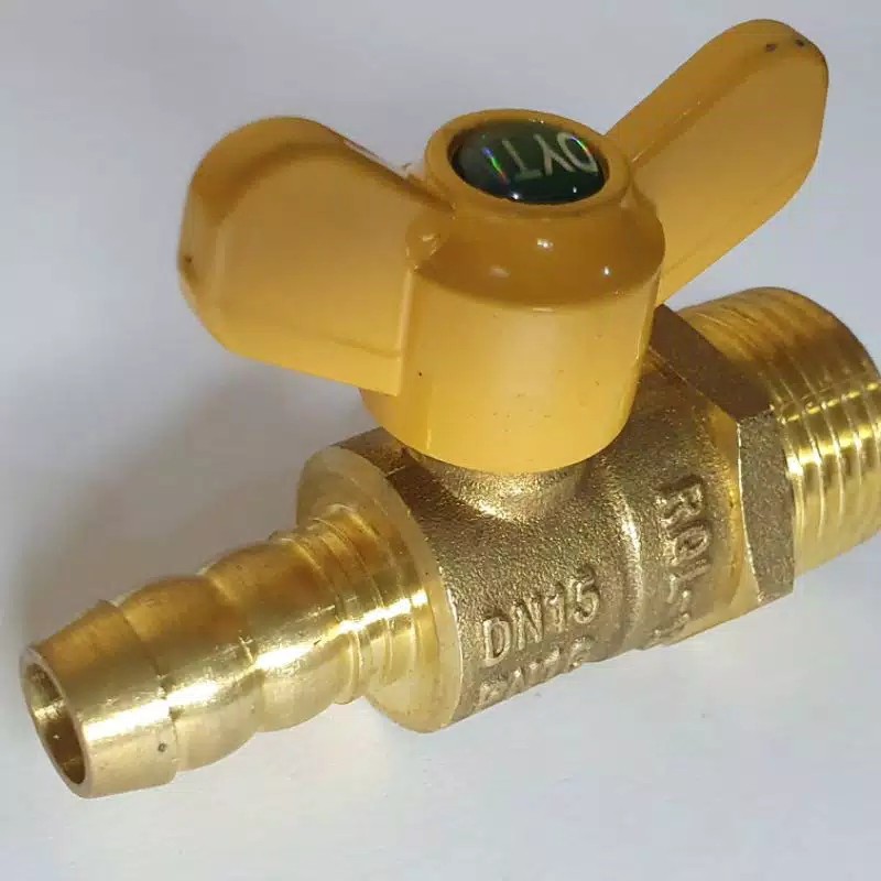 Jual STOP KRAN GAS DYTM KUNINGAN 1/2" (Drat Luar) | Shopee Indonesia