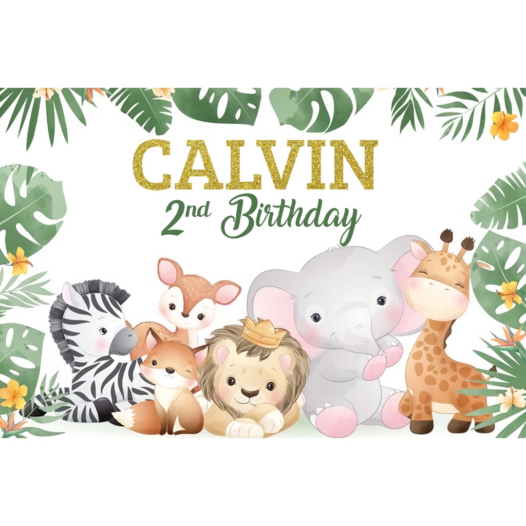 Jual Spanduk /Banner / Backdrop Ulang Tahun Anak Custom | Gratis Desain ...