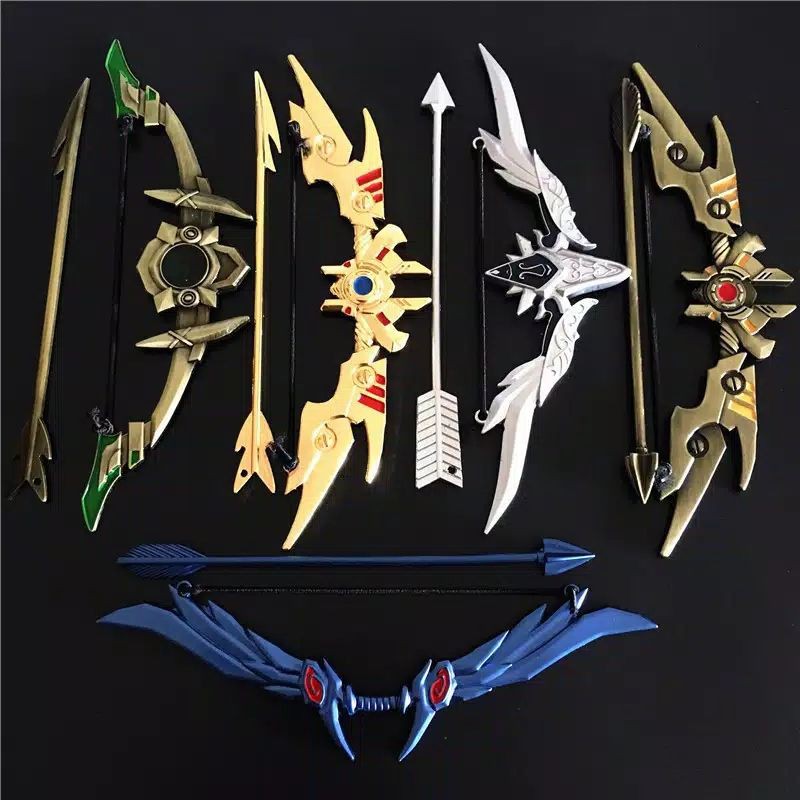 Jual Miniatur Senjata Bentuk Busur Panah anime game King Of Glory ...