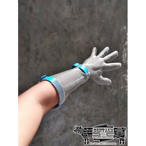 Jual Sarung Tangan Besi Euroflex Panjang 15cm - L | Shopee Indonesia