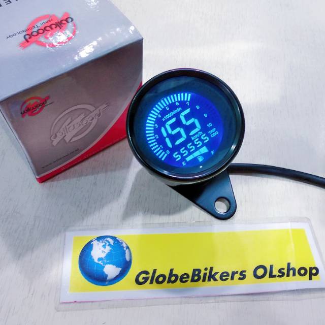 Jual SPEEDOMETER DIGITAL FITUR LENGKAP RPM DAN AMPER BENSIN SPIDOMETER ...