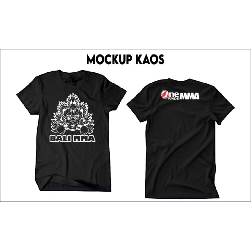 Jual Kaos BALI MMA warna hitam | Shopee Indonesia