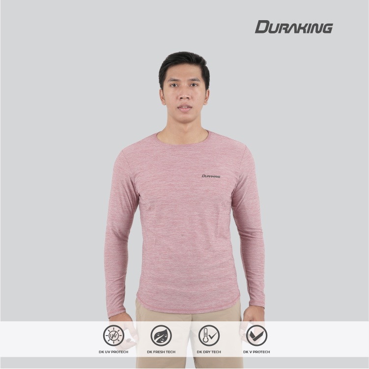 Jual Duraking Running Jersey Long Sleeve (Man) Basic Color Tee | Shopee ...