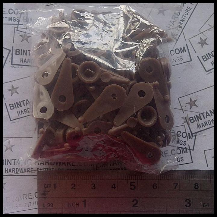 Jual Jk-01-Br Kuaci Plastik Jepit Kaca Coklat Brown Isi 100 Kwaci ...