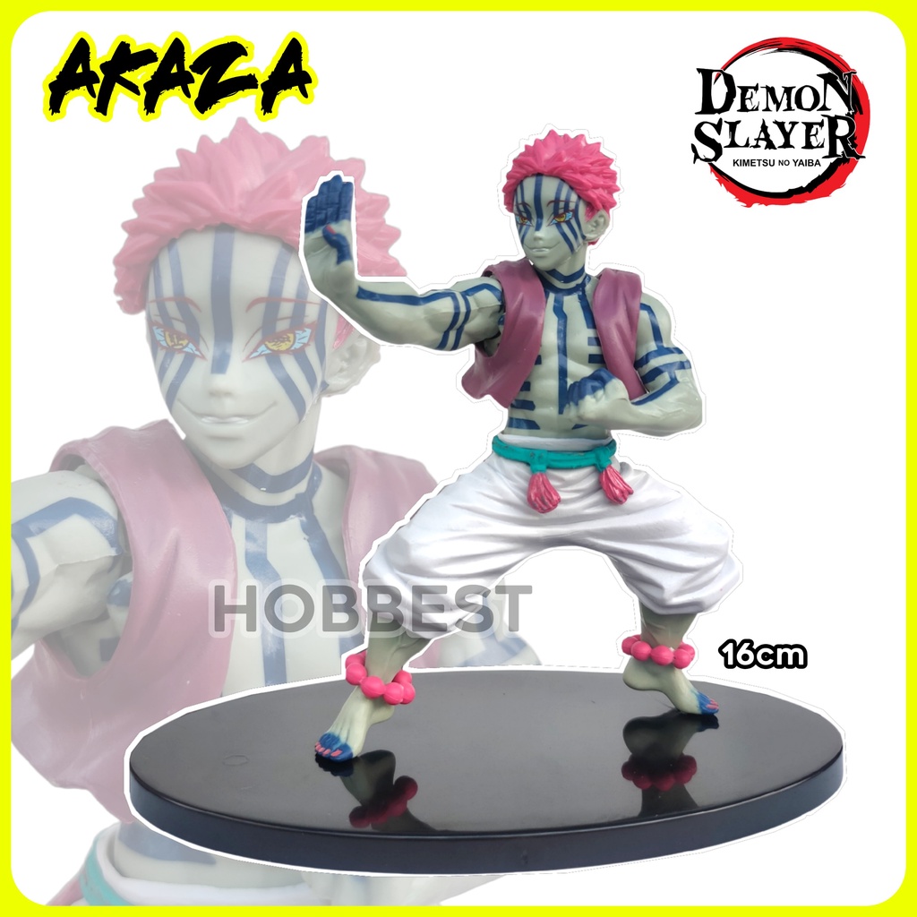 Jual Action Figure KIMETSU NO YAIBA : AKAZA - Miniatur Pajangan Mainan ...
