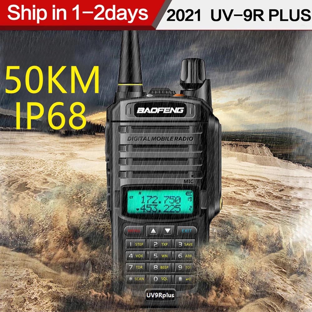 Jual HT Walkie Talkie Dual Band Radio Baofeng UV-9R Plus | Shopee Indonesia