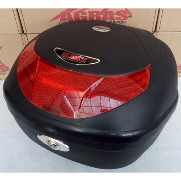 Jual BOX BARANG KMI TYPE 502 / REAR BOX UNIVERSAL MOTOR HITAM / PUTIH ...